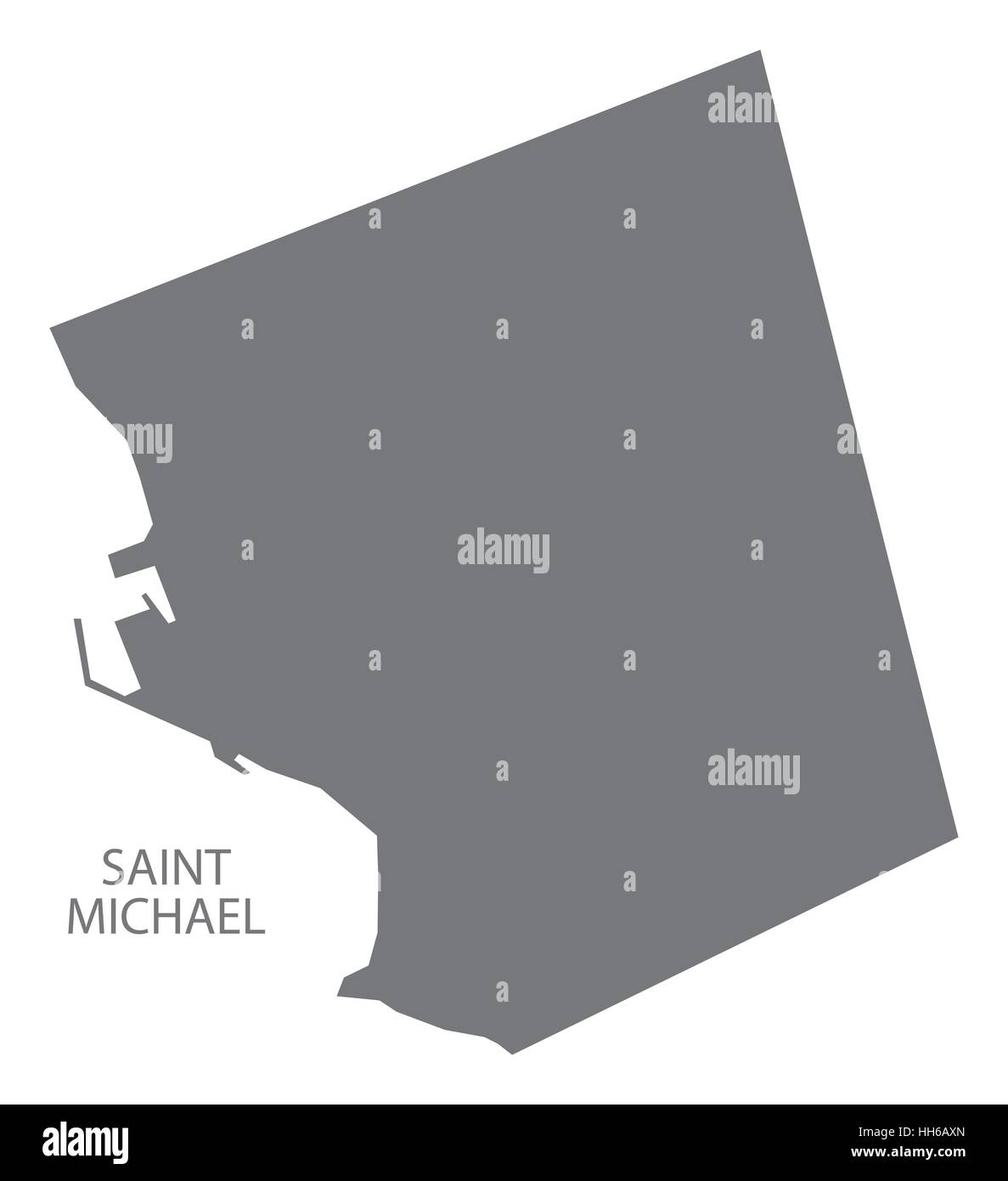 Saint michael map vector hi-res stock photography and images - Alamy