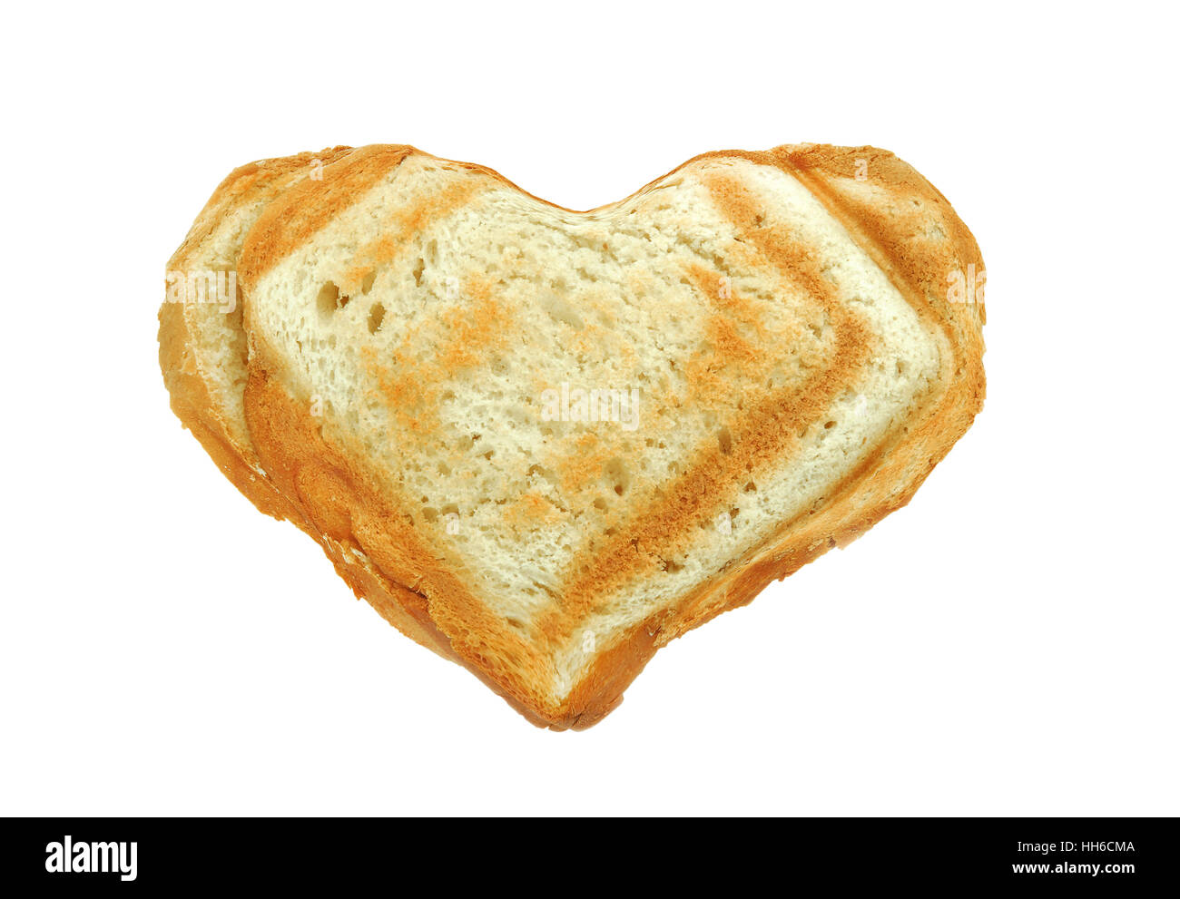 Heart shaped toast sandwich Stock Photo - Alamy
