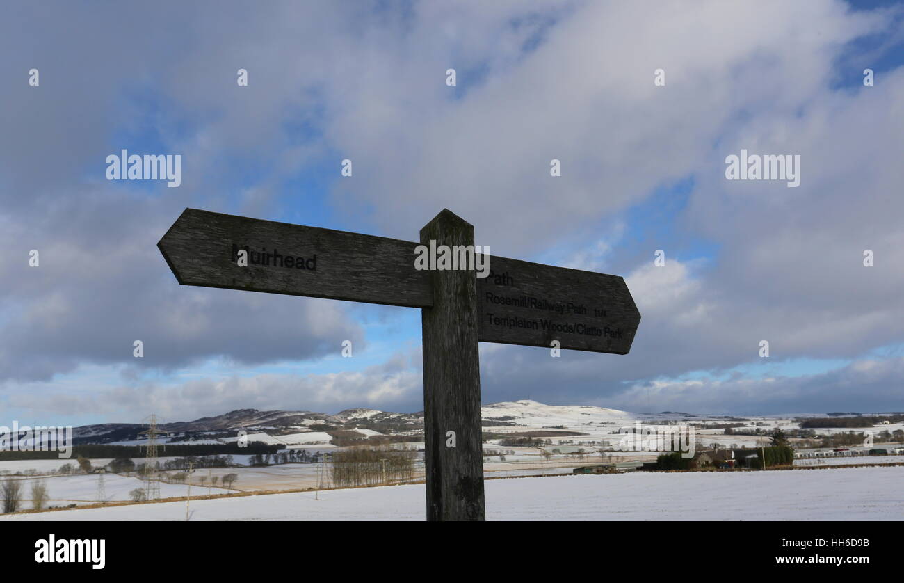 Angus scotland snow hi-res stock photography and images - Alamy