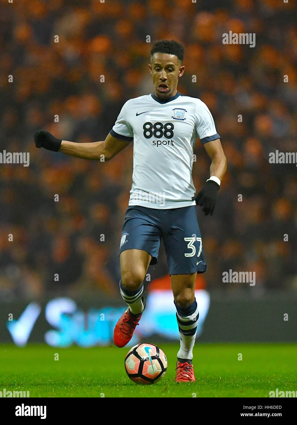 Callum Robinson, Preston North End Stock Photo - Alamy