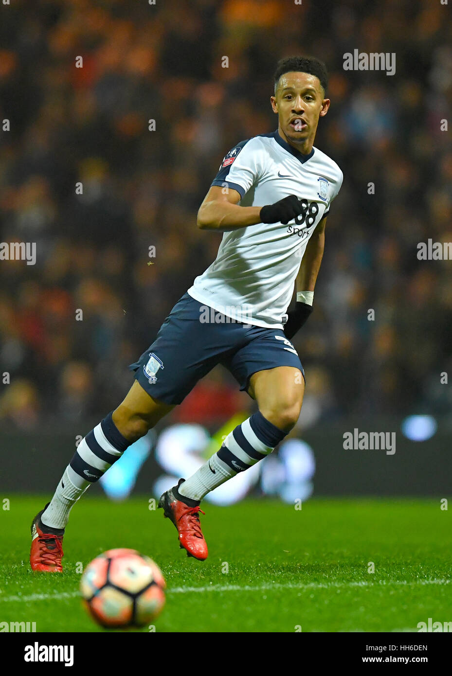 Callum Robinson, Preston North End Stock Photo - Alamy
