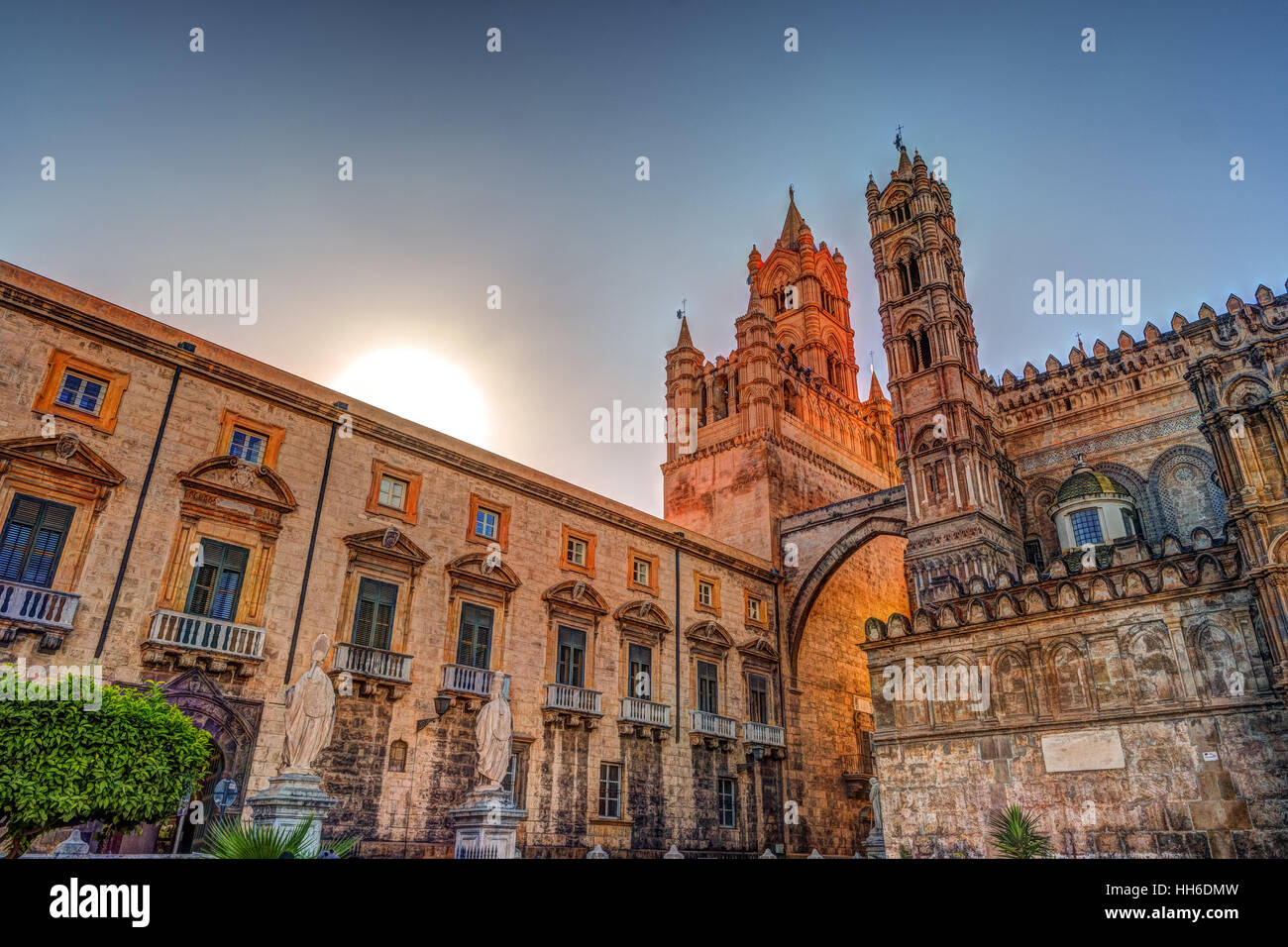 The beautiful cathedral of Palermo, Sicily Stock Photo - Alamy