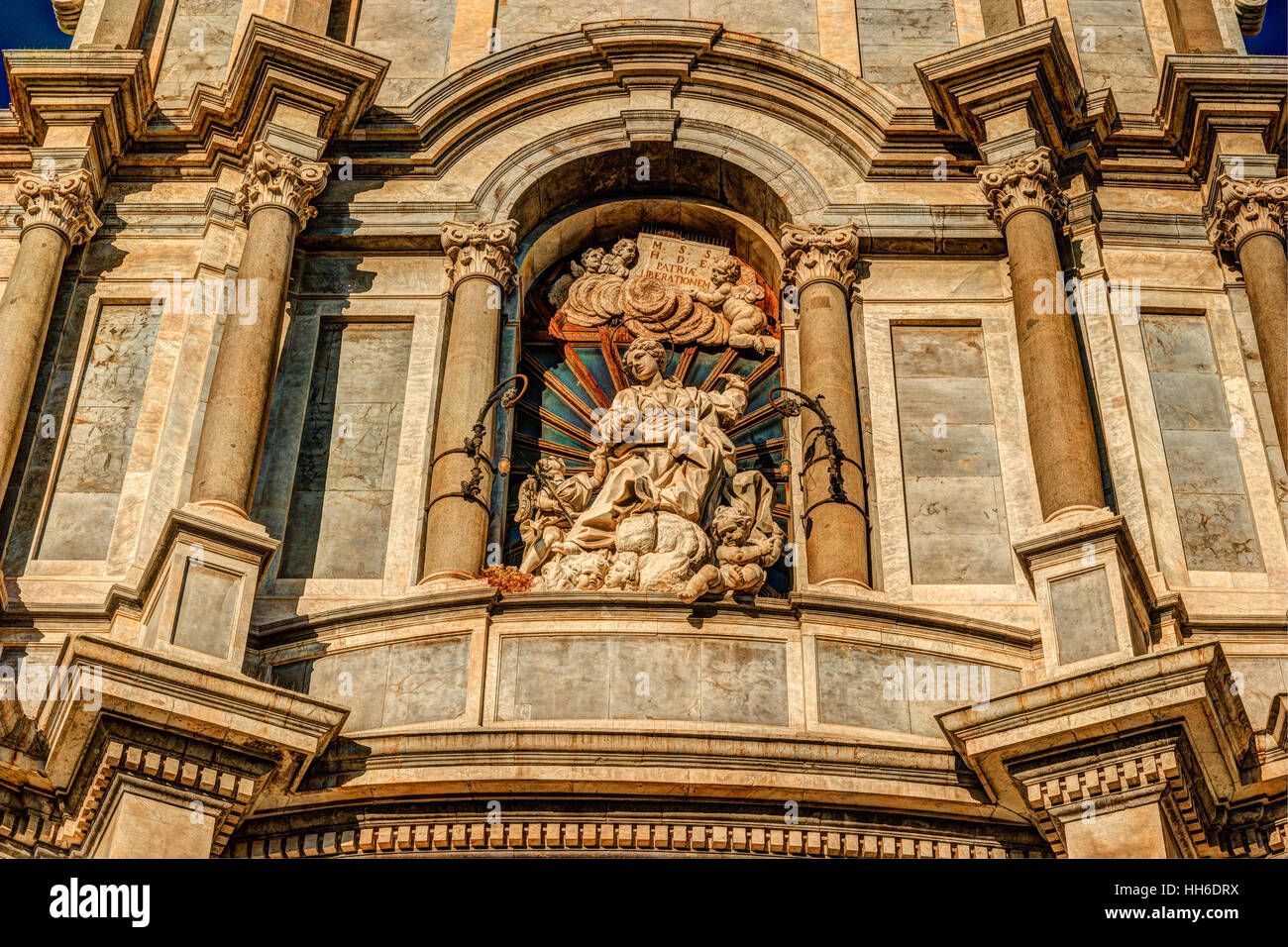 Cathedral of Santa Agatha in Catania in Sicily, Italy Stock Photo - Alamy