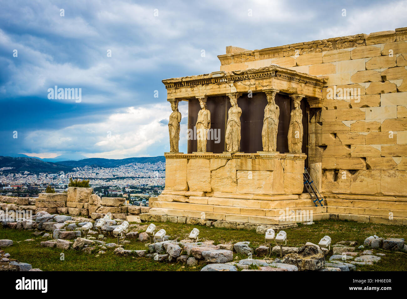 Caryatides of the erechteion hi-res stock photography and images - Alamy
