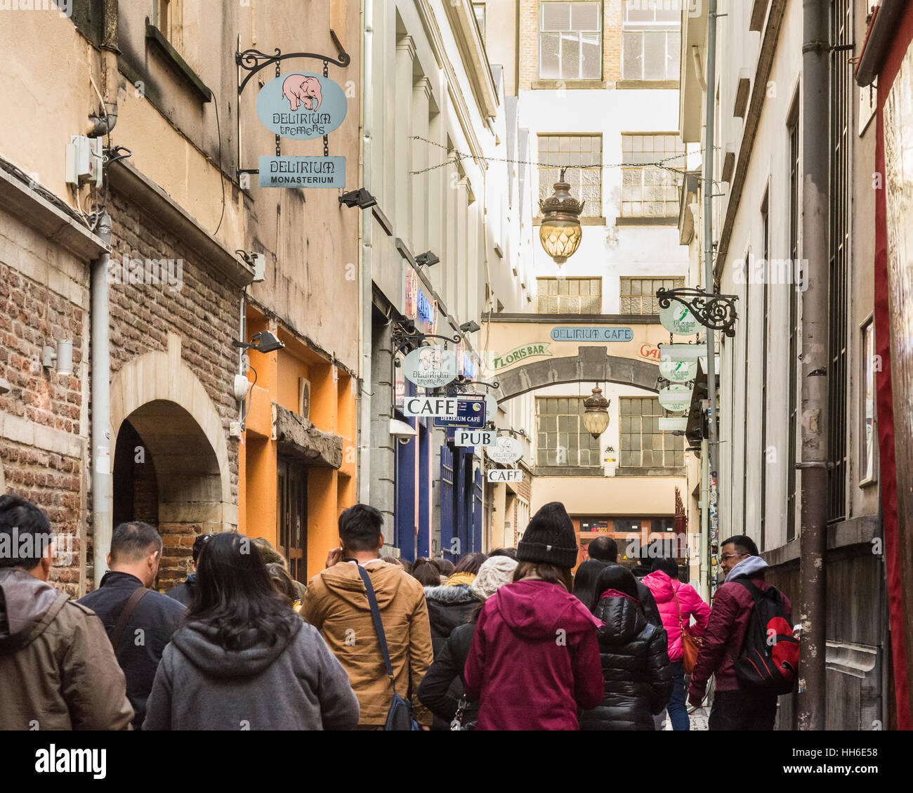 Delirium cafe and village, Brussels, Belgium - popular bar and tourist ...