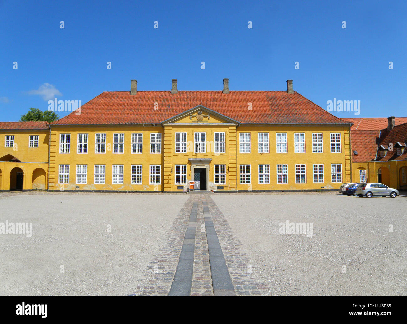 Yellow Palace, Vibrant Colored Baroque-style Historical Building in ...