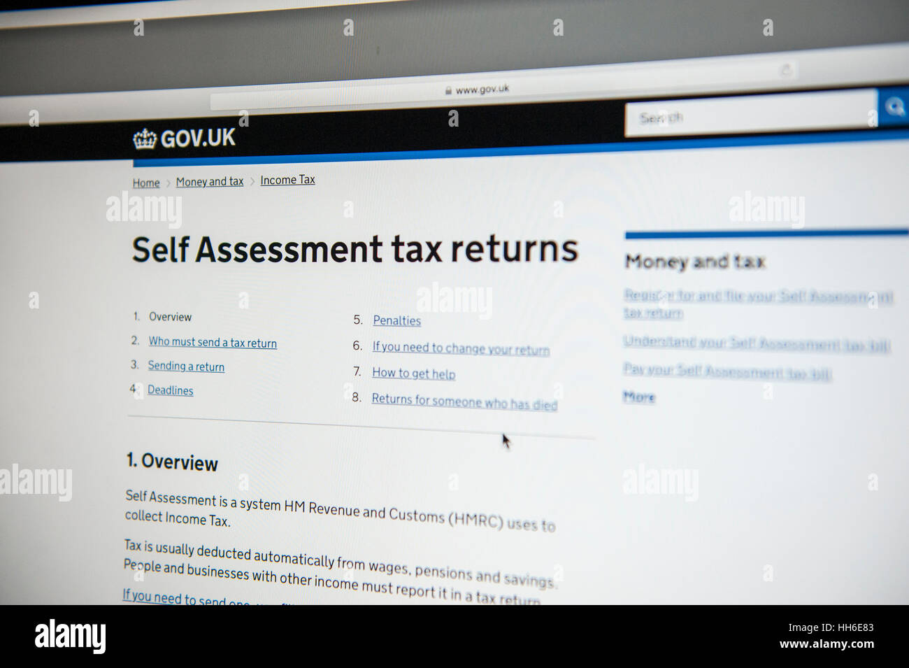 Self assessment for self employed people and sole traders on the gov.uk ...