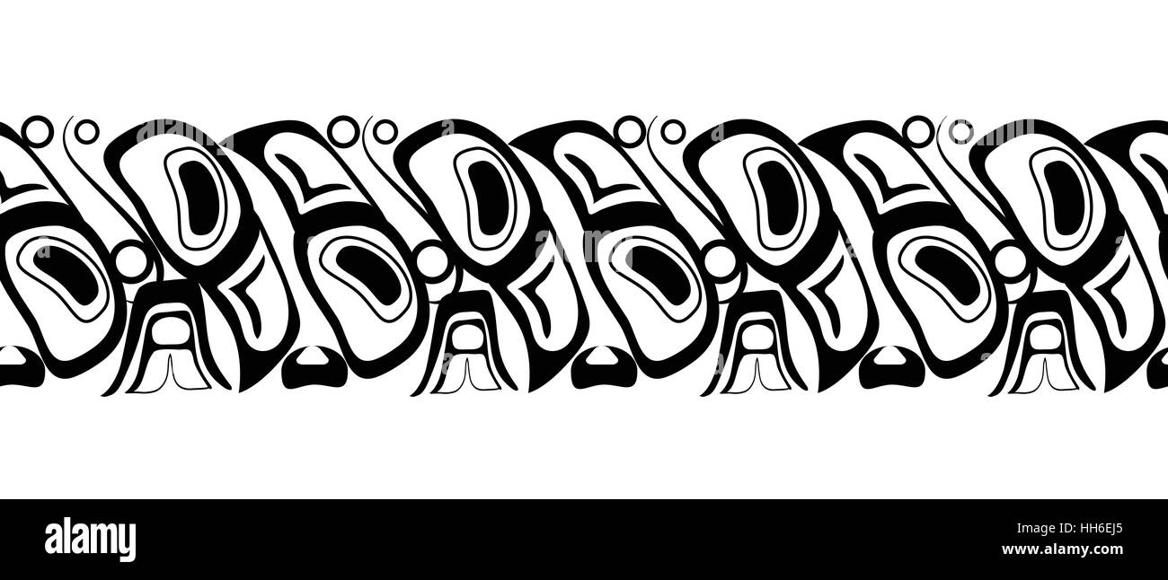 Native canadian pattern Black and White Stock Photos & Images - Alamy
