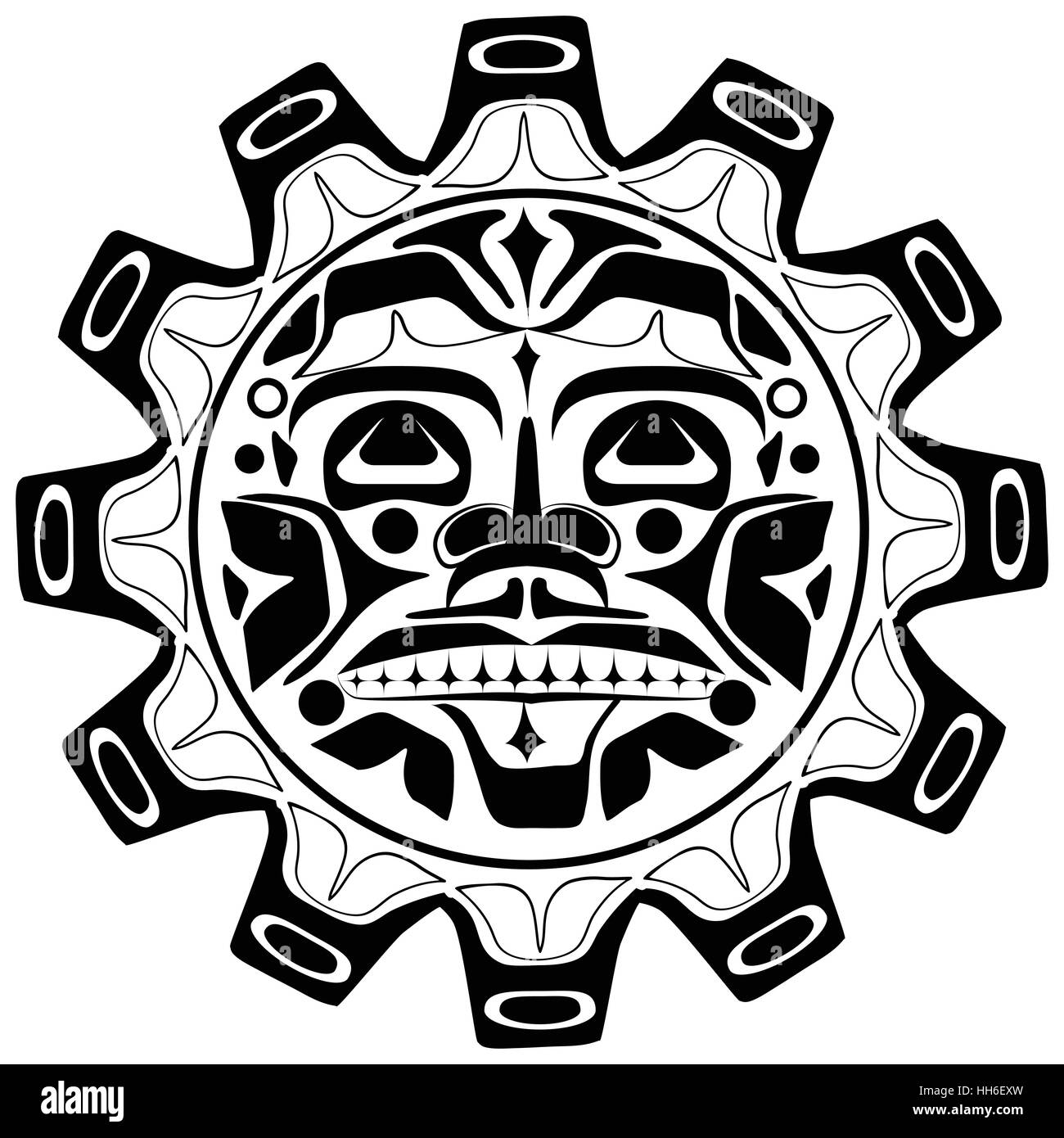 Vector illustration of the sun symbol Stock Vector Image & Art - Alamy