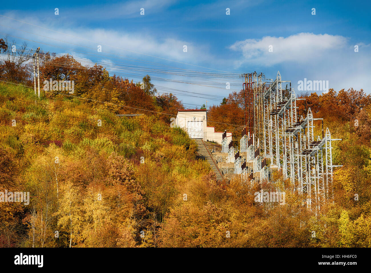 Water dam Slapy, Czech republic Stock Photo - Alamy