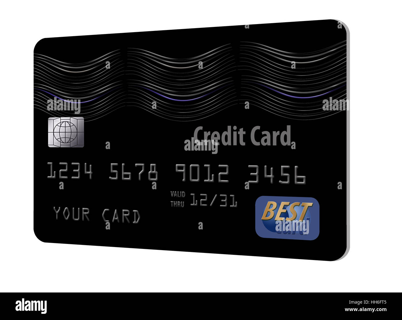 Black credit card Stock Photo - Alamy