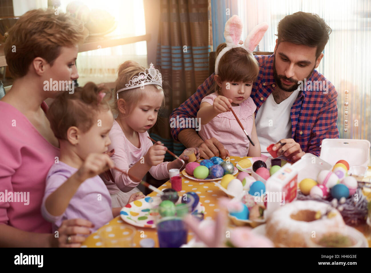 Easter decorations are almost ready Stock Photo - Alamy