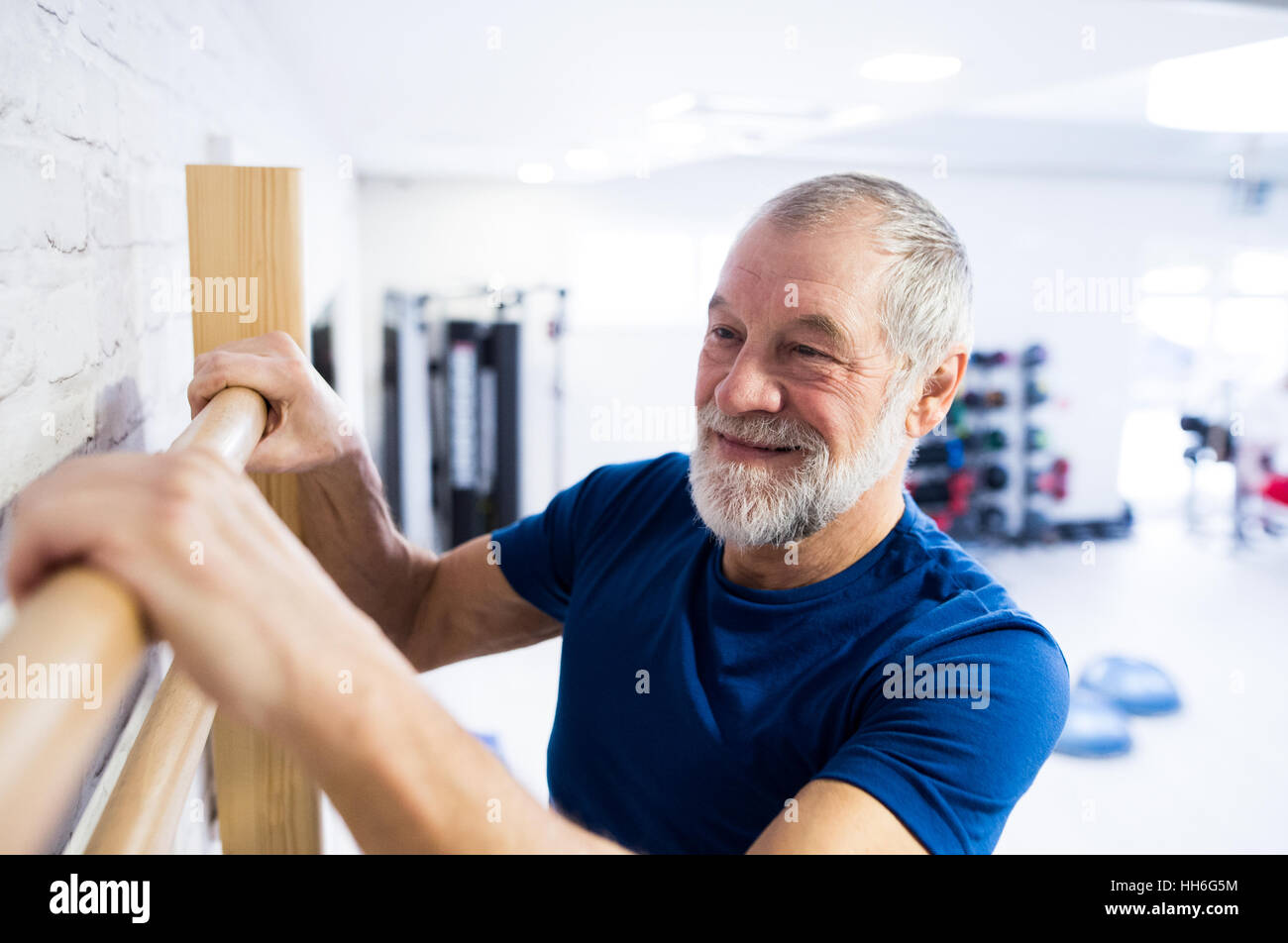 Gym wall bars hi-res stock photography and images - Alamy