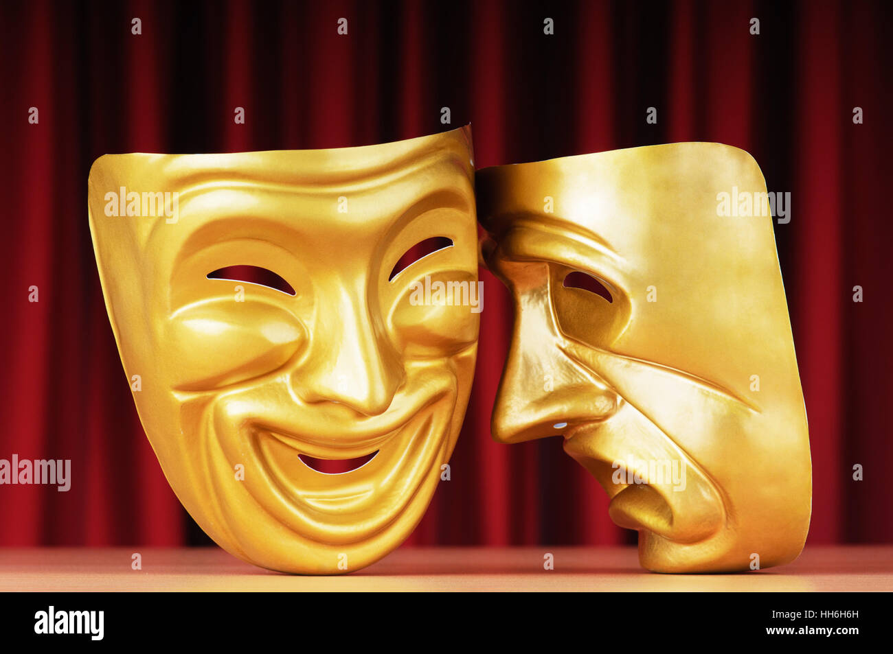 Masks with the theatre concept Stock Photo - Alamy