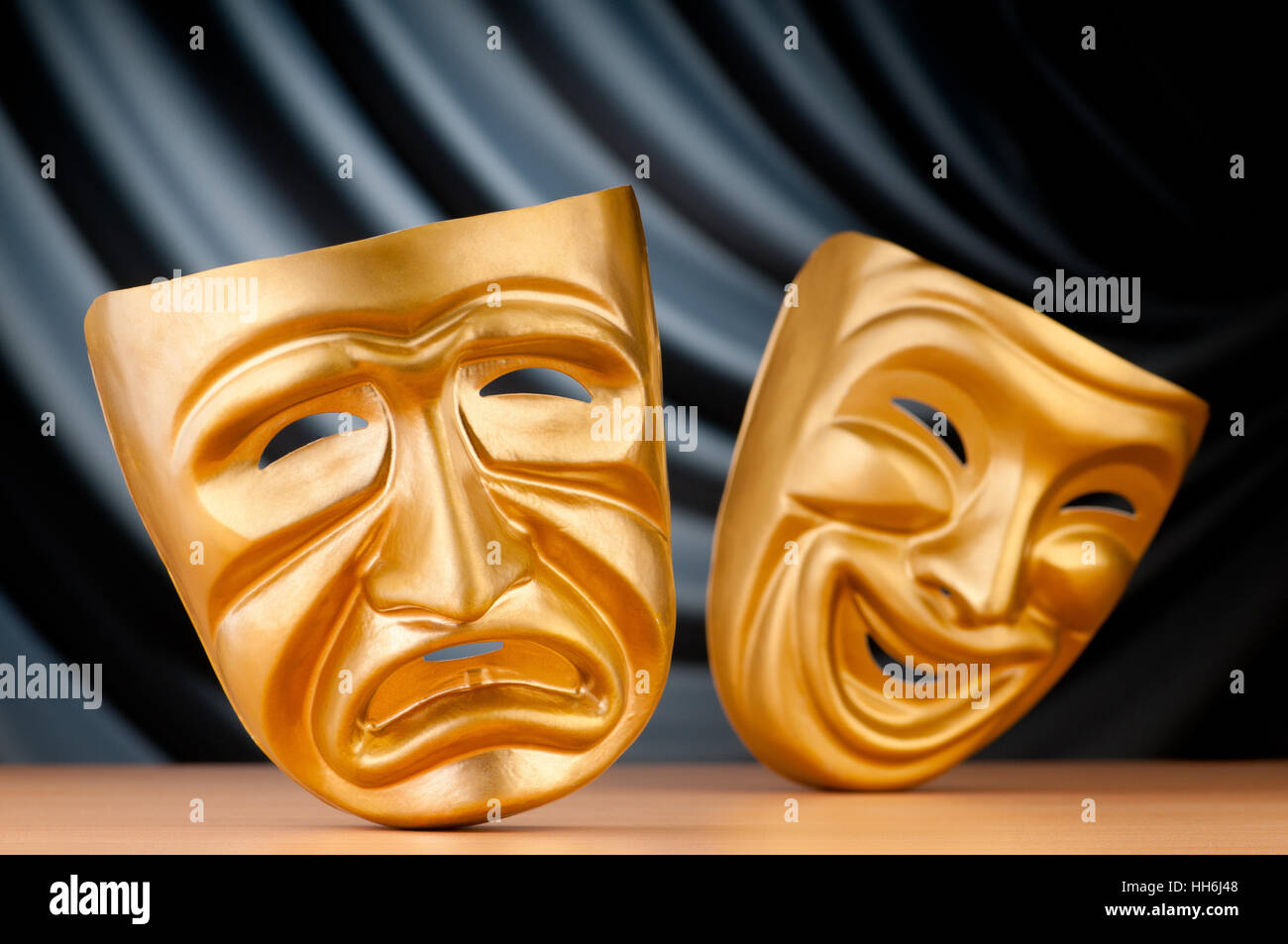 Masks with the theatre concept Stock Photo - Alamy