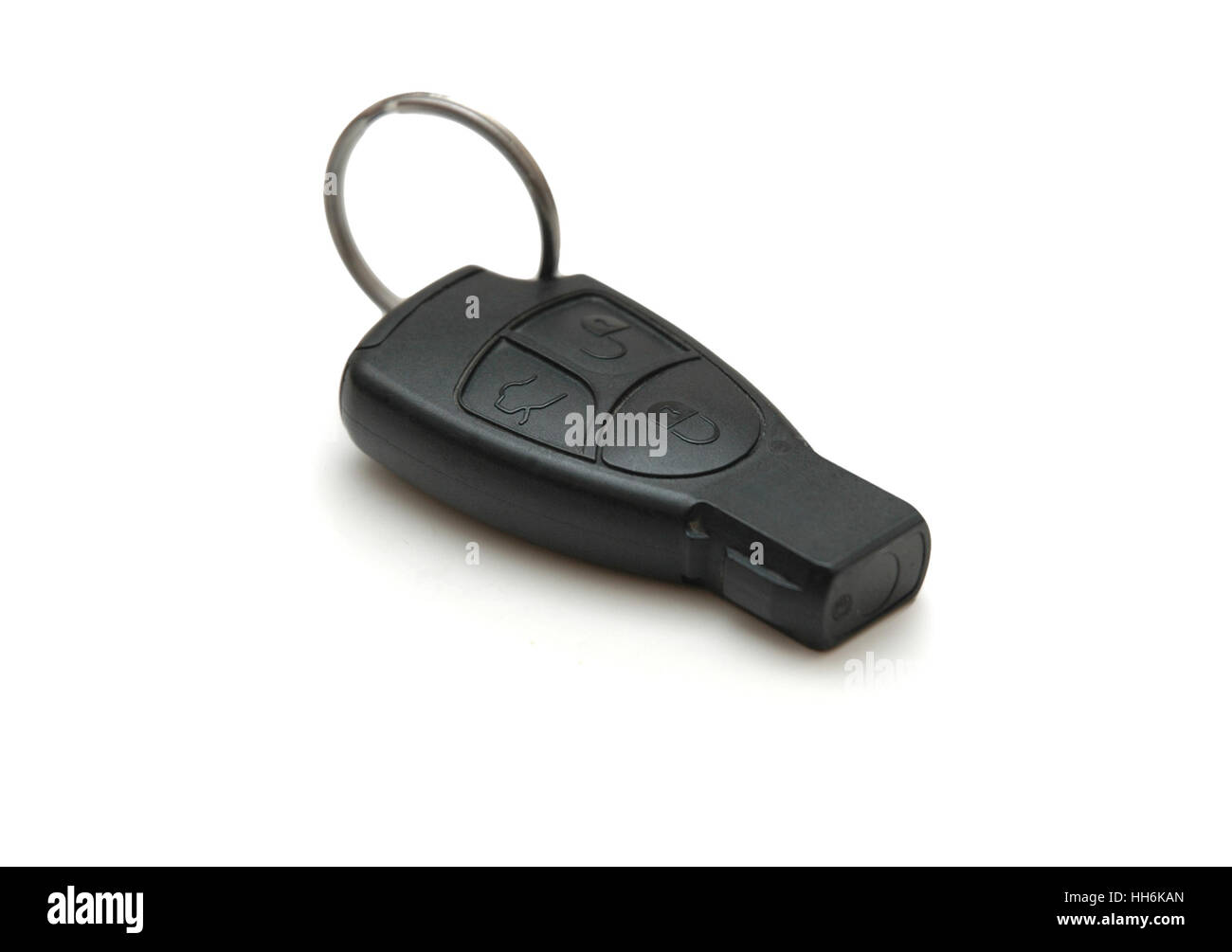 Car remote control isolated on white Stock Photo - Alamy