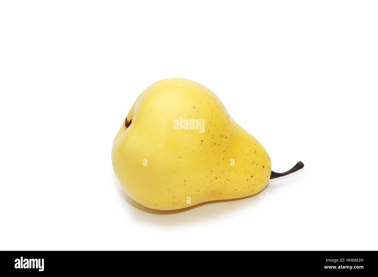 Yellow pear isolated on the white background Stock Photo - Alamy