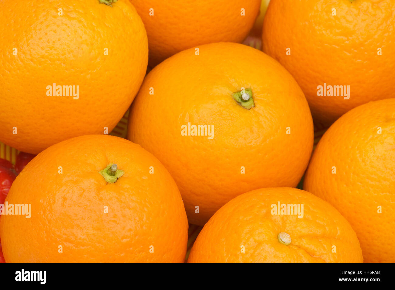 Close up of many oranges on the market Stock Photo - Alamy