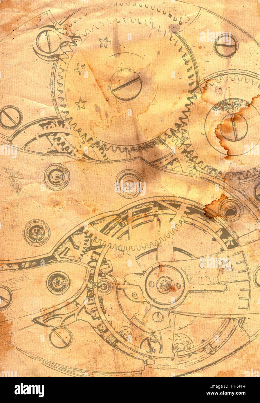 Clock gears mechanism hi-res stock photography and images - Alamy