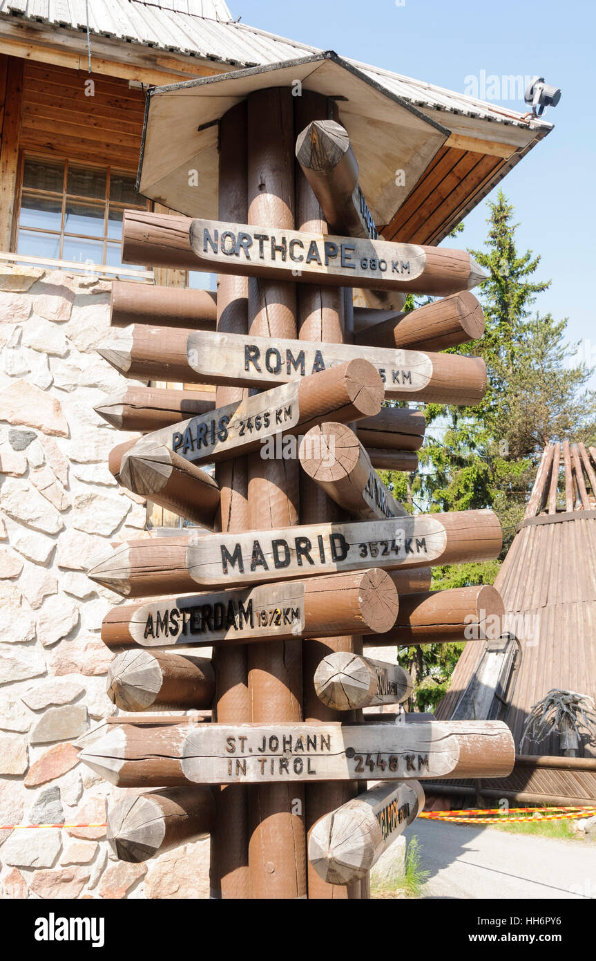 Direction sign post cities world hi-res stock photography and images ...