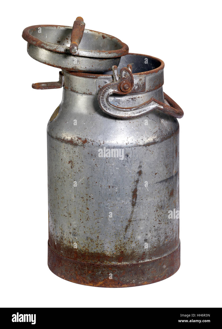 rusty nostalgic milk can Stock Photo - Alamy