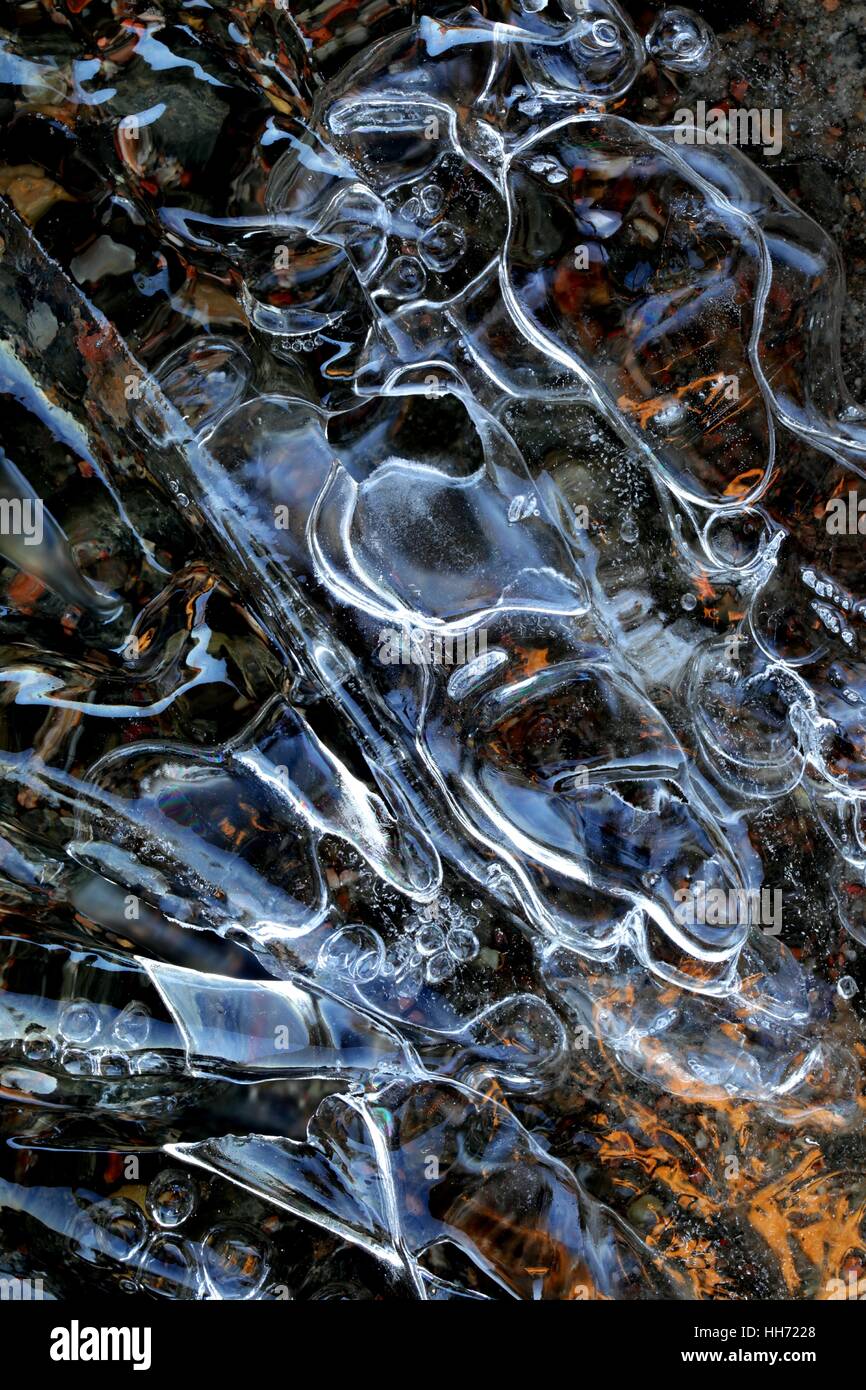 Abstract composition of ice and water Stock Photo - Alamy