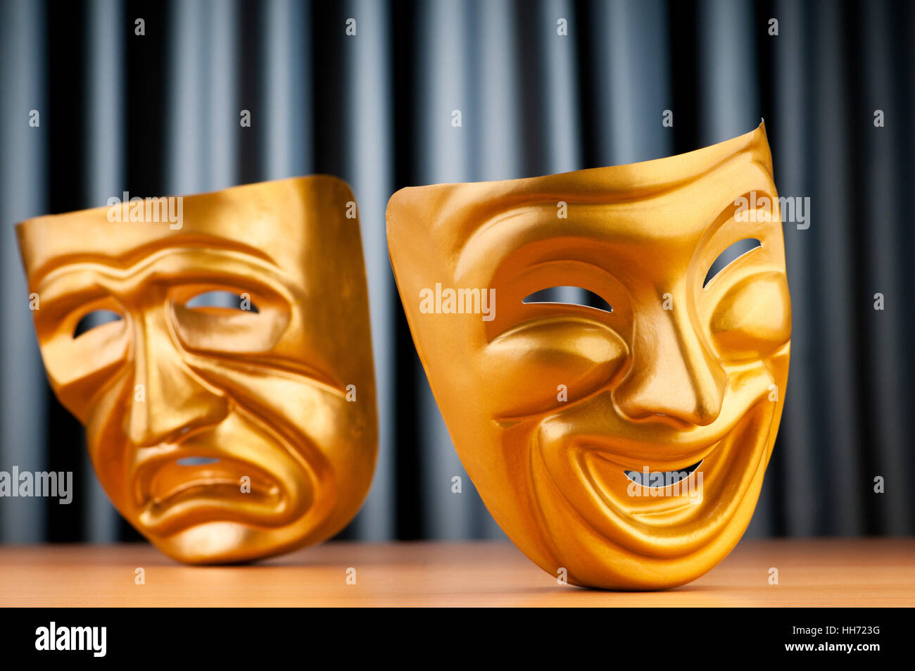 Masks with the theatre concept Stock Photo - Alamy