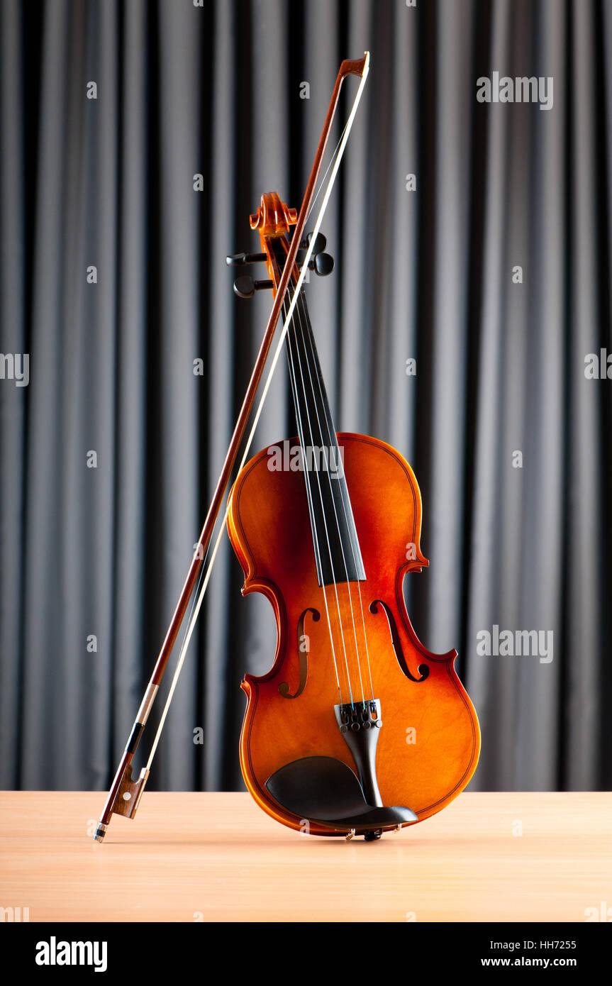 Music concept with violin Stock Photo - Alamy