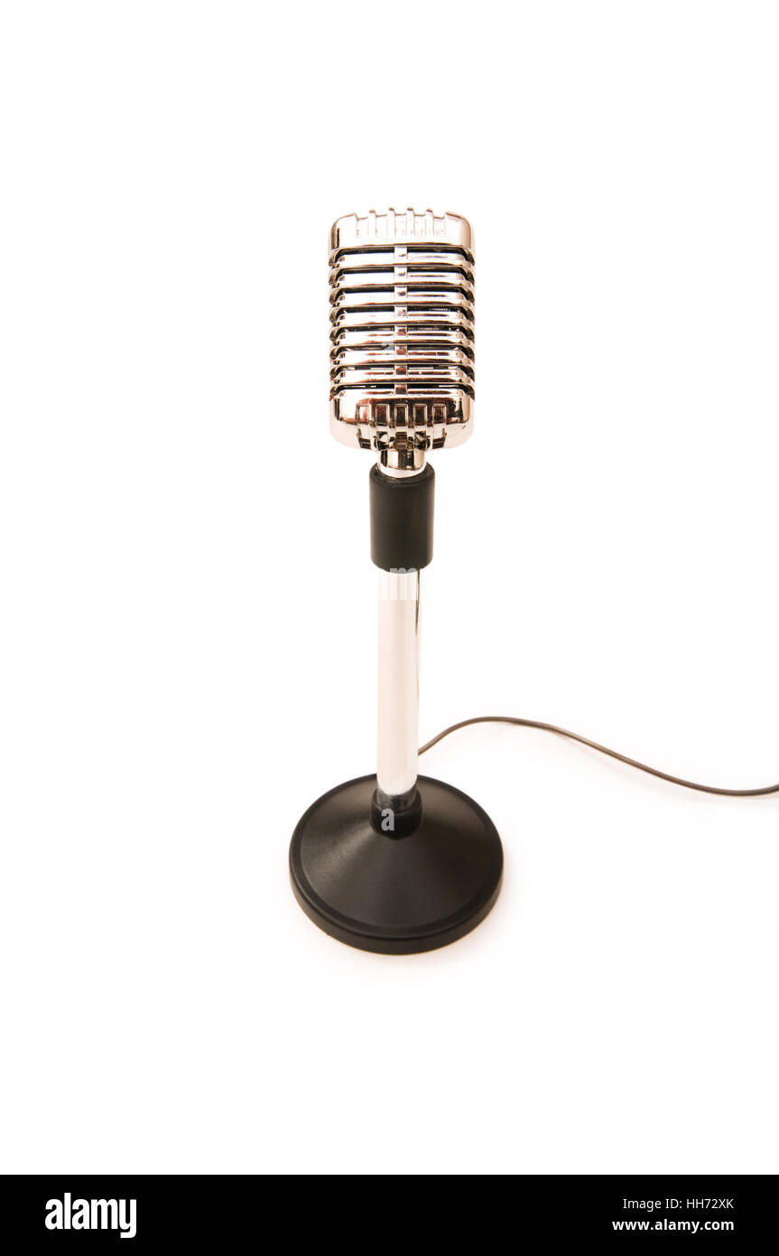 1950s singing microphone Cut Out Stock Images & Pictures - Alamy