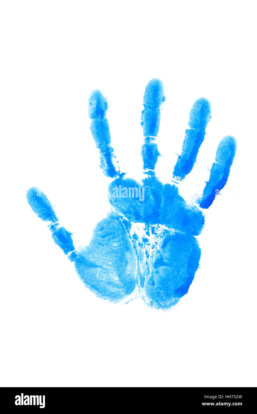 blue, finger, education, art, isolated, colour, painting, human, human ...