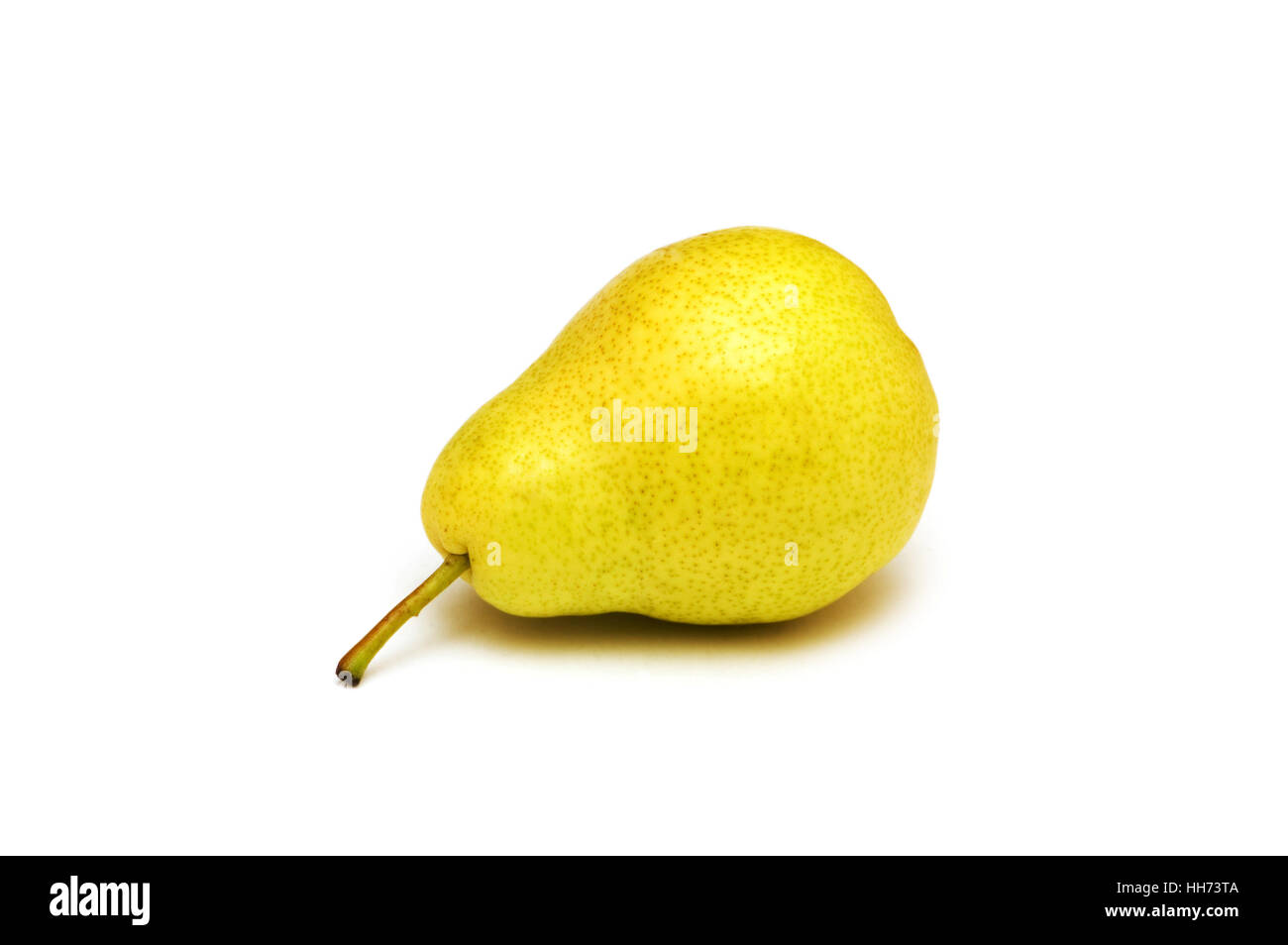 Yellow pear isolated on the white background Stock Photo - Alamy