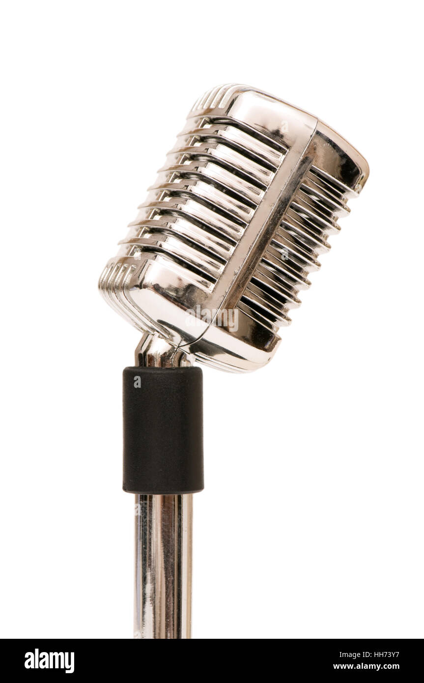 1950s singing microphone hi-res stock photography and images - Alamy