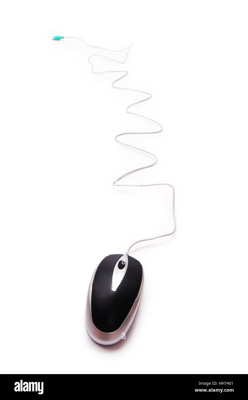 Computer mouse isolated on the white background Stock Photo - Alamy