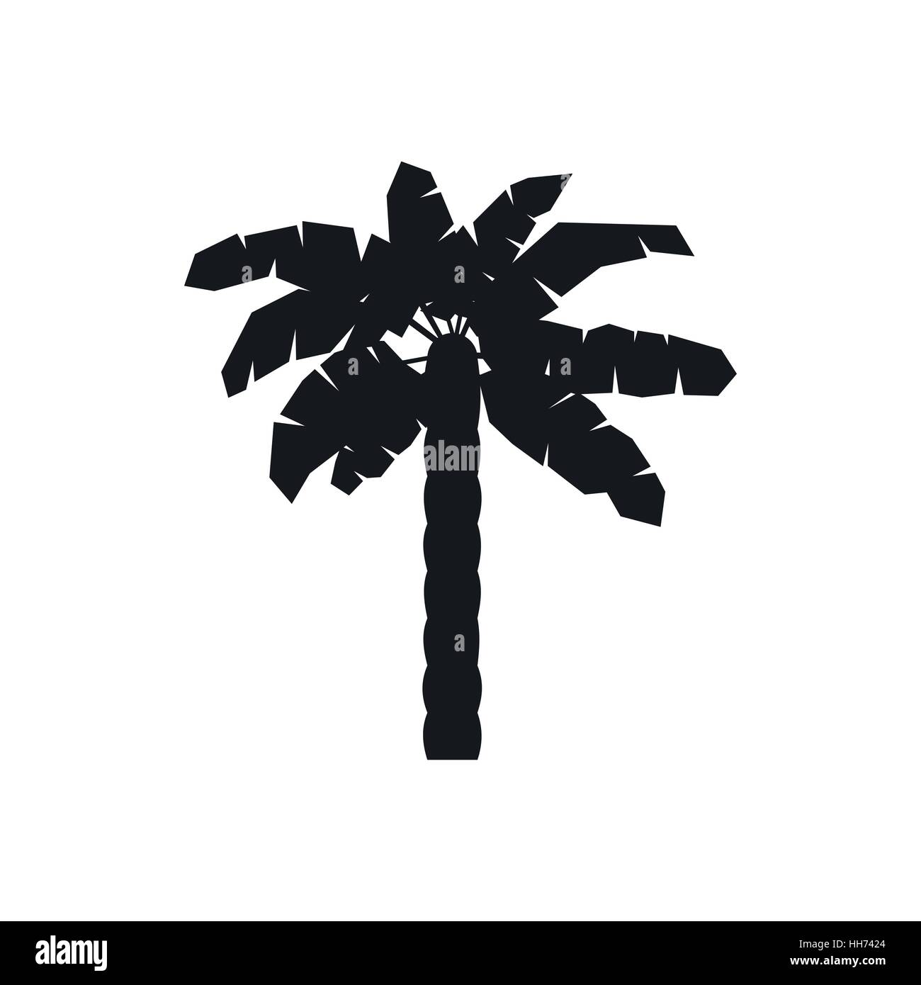 One palm tree icon, simple style Stock Vector Image & Art - Alamy