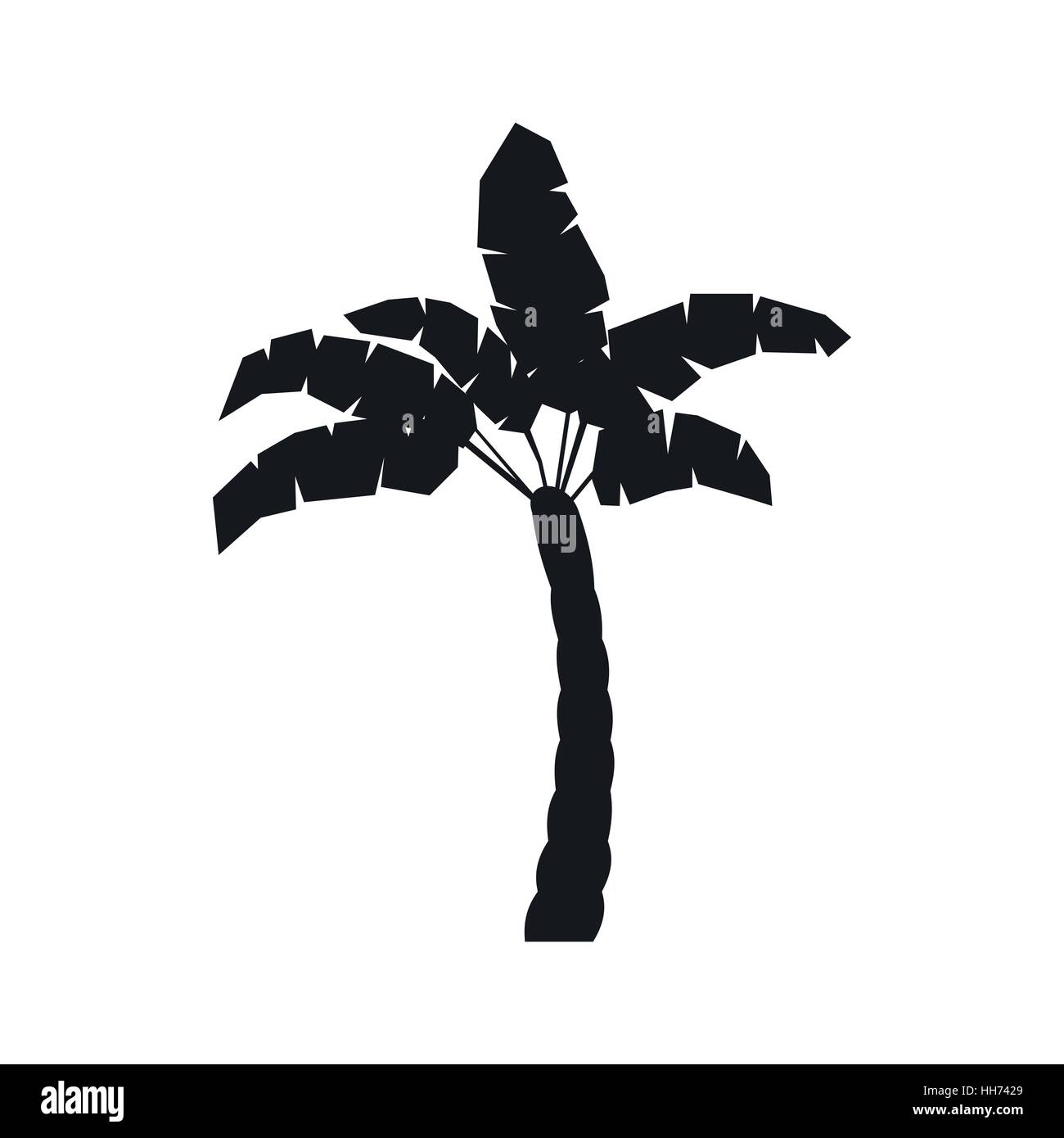 Palm tree icon, simple style Stock Vector Image & Art - Alamy