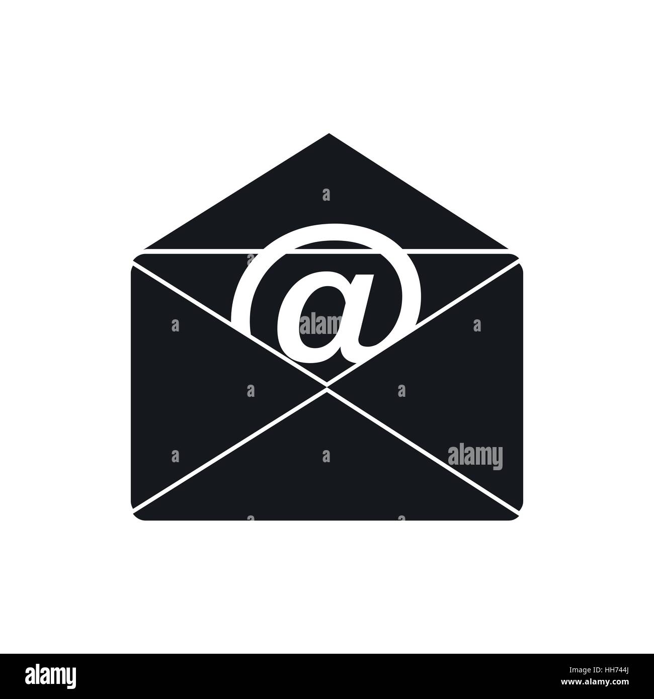 Email icon in simple style Stock Vector Image & Art - Alamy