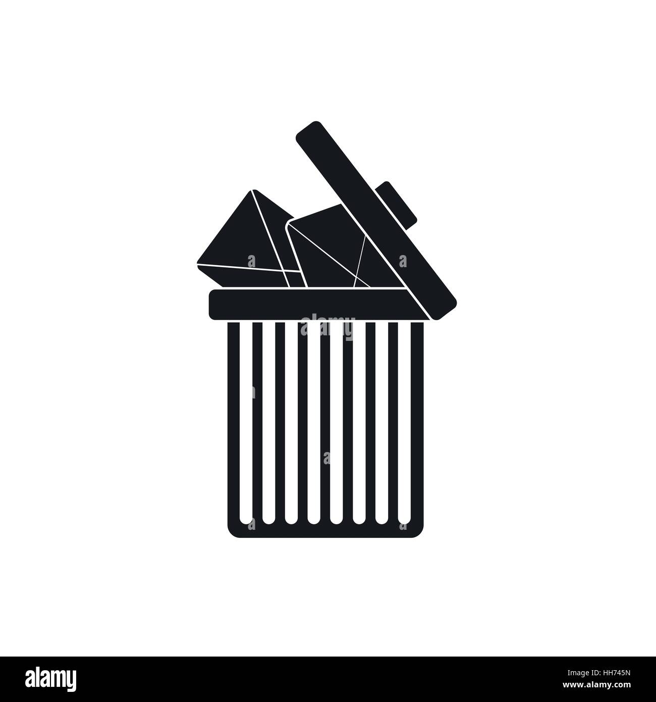 Envelope garbage Stock Vector Images - Alamy