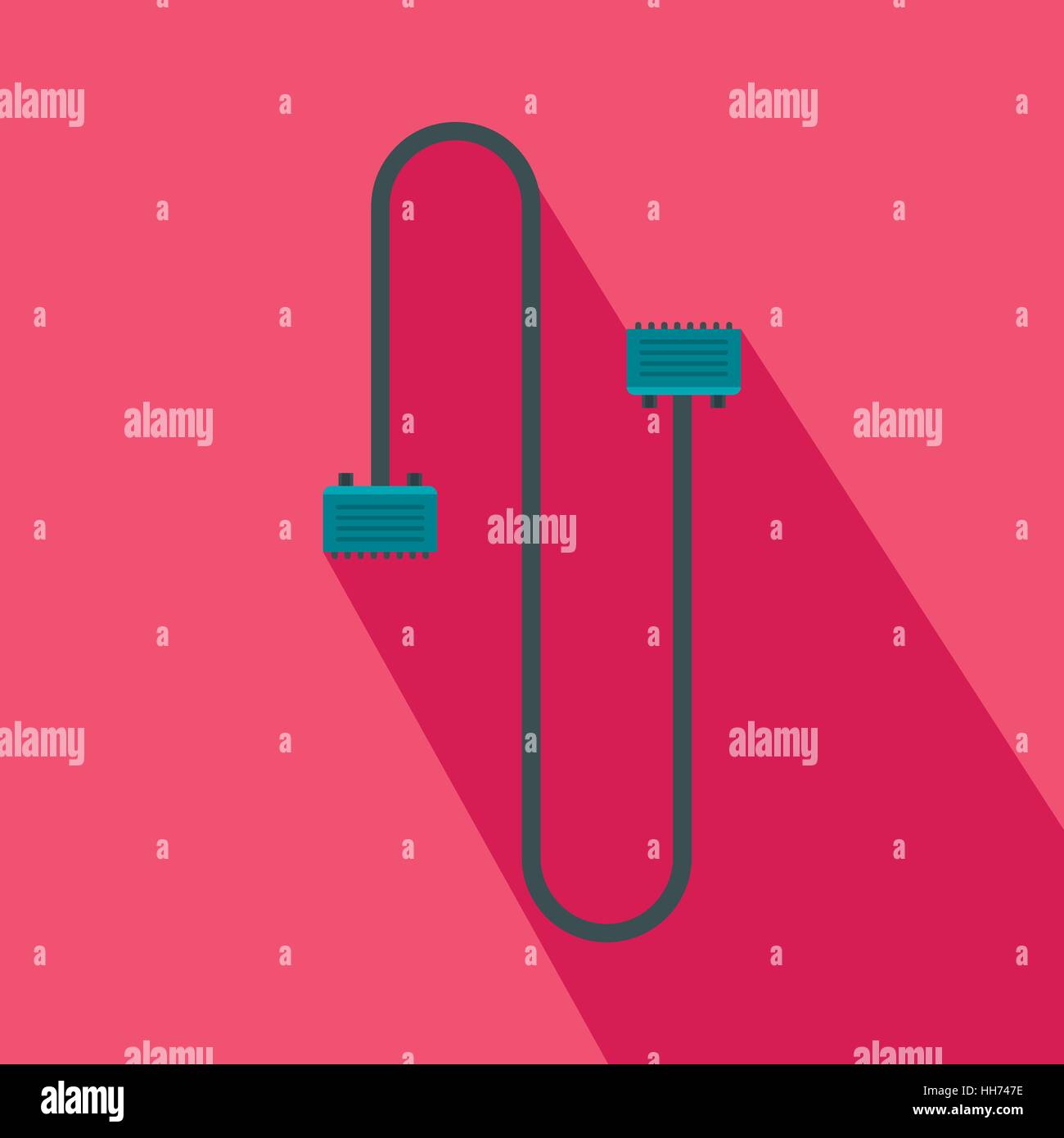 Cable wire computer icon, flat style Stock Vector Image & Art - Alamy Cable wire computer icon, flat style Stock Vector Image & Art - Alamy