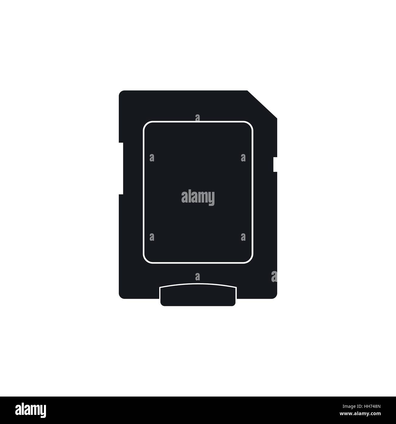 Micro sd card icon, simple style Stock Vector Image & Art - Alamy