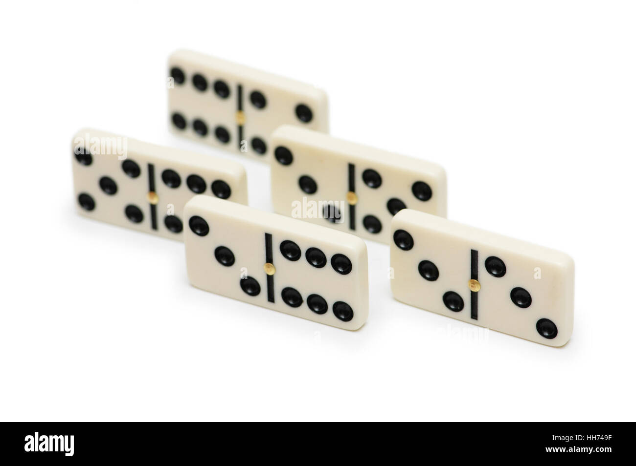 Dominoe win Cut Out Stock Images & Pictures - Alamy