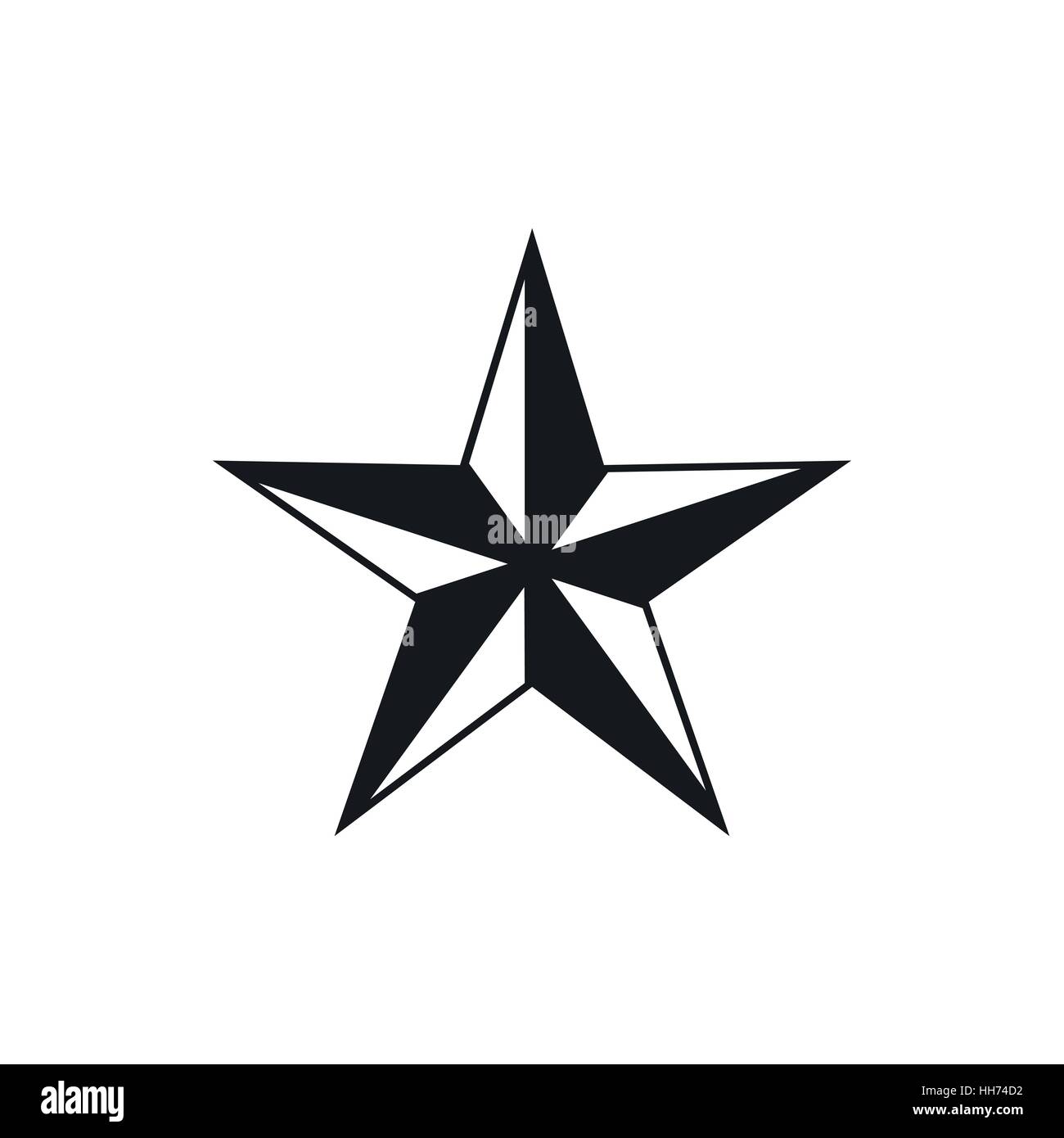 Star icon, simple style Stock Vector Image & Art - Alamy