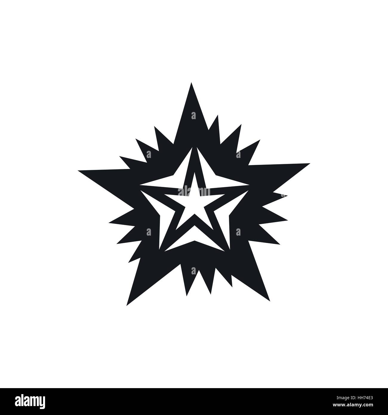 Star icon, simple style Stock Vector Image & Art - Alamy