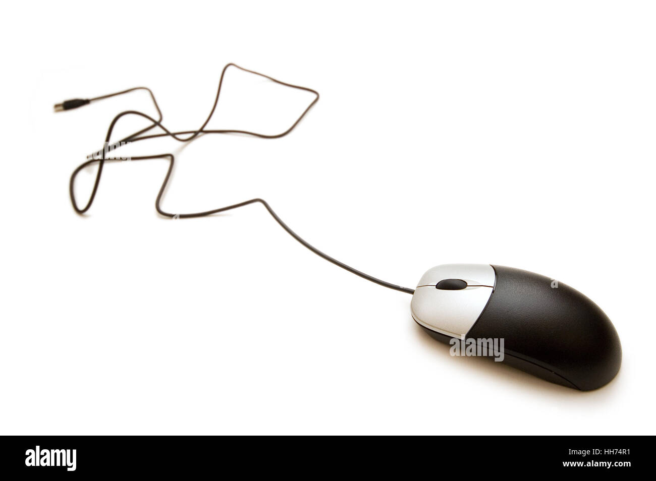 Computer mouse isolated on the white background Stock Photo - Alamy