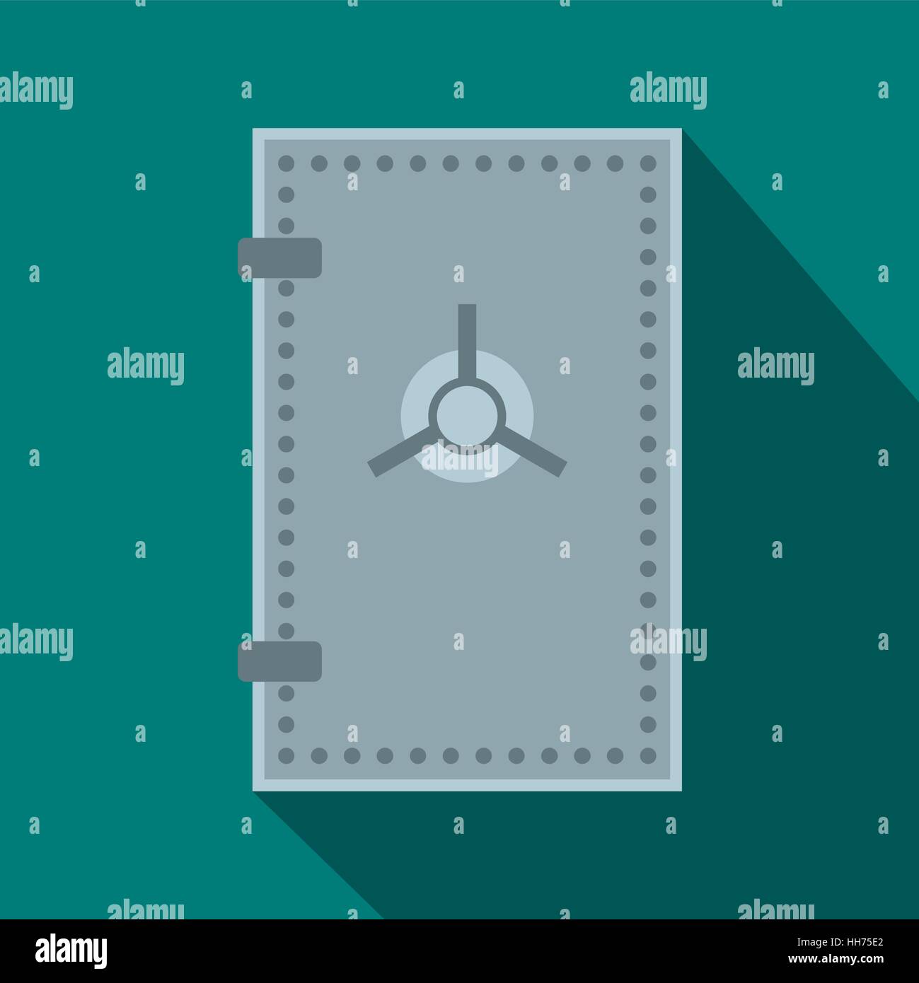 Safe door icon, flat style Stock Vector Image & Art - Alamy