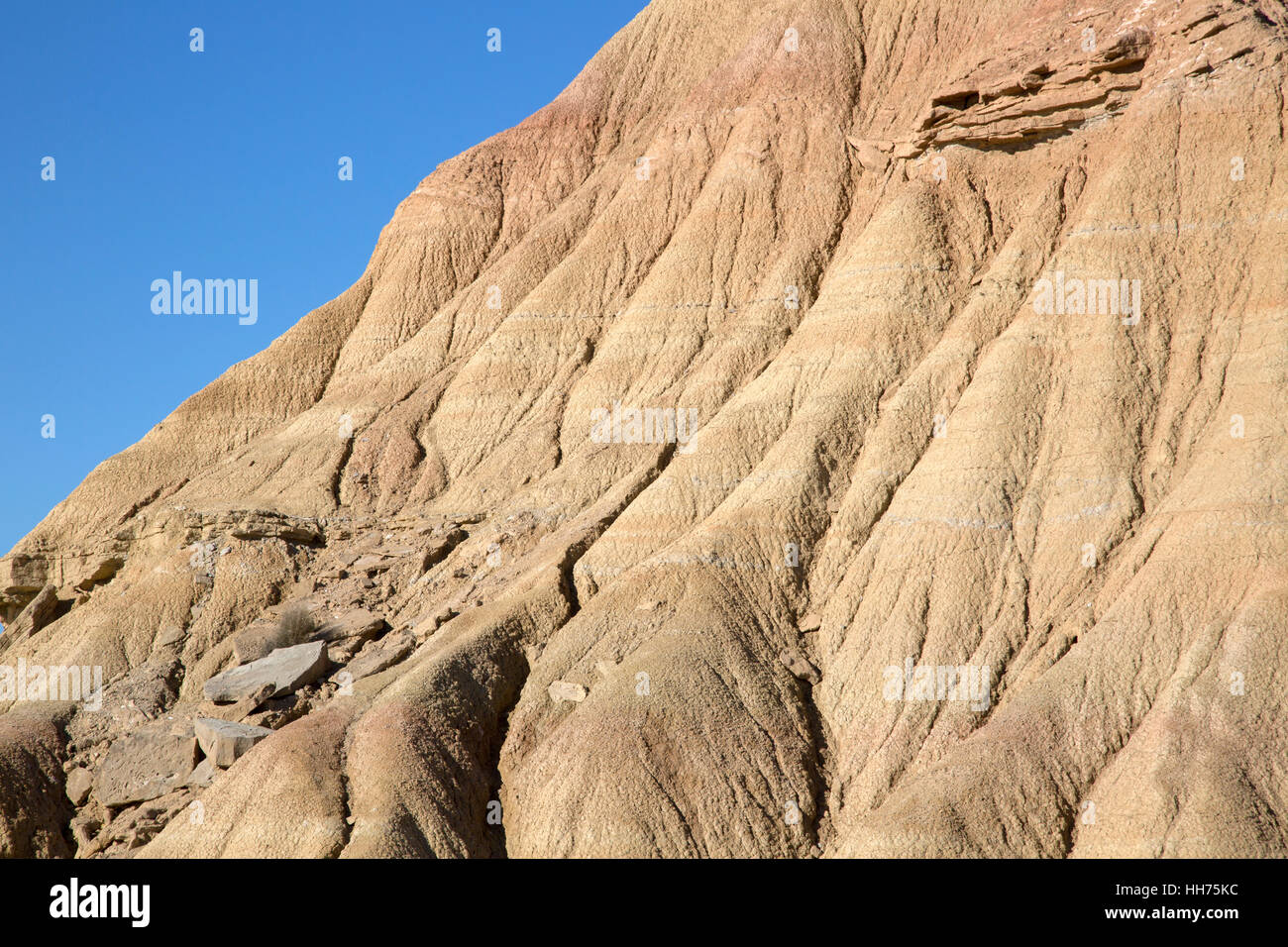 Slope at Bardenas Reales Park; Navarre; Spain Stock Photo - Alamy