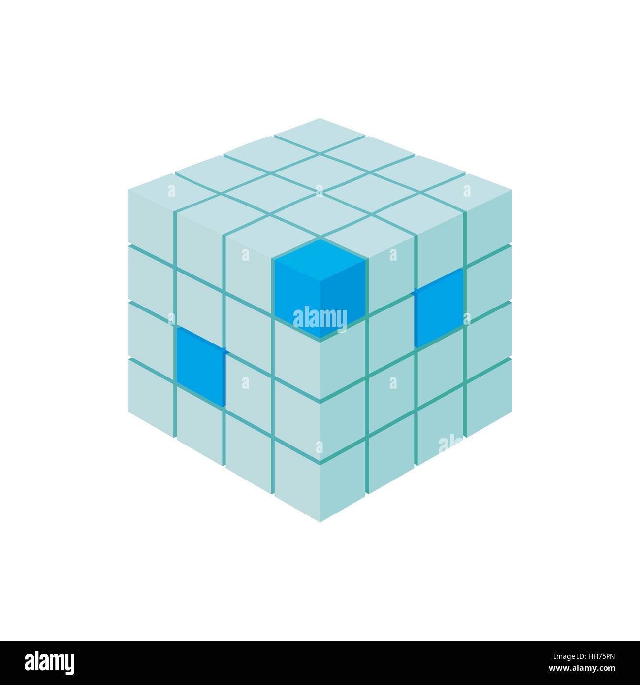Cube database icon, cartoon style Stock Vector Image & Art - Alamy