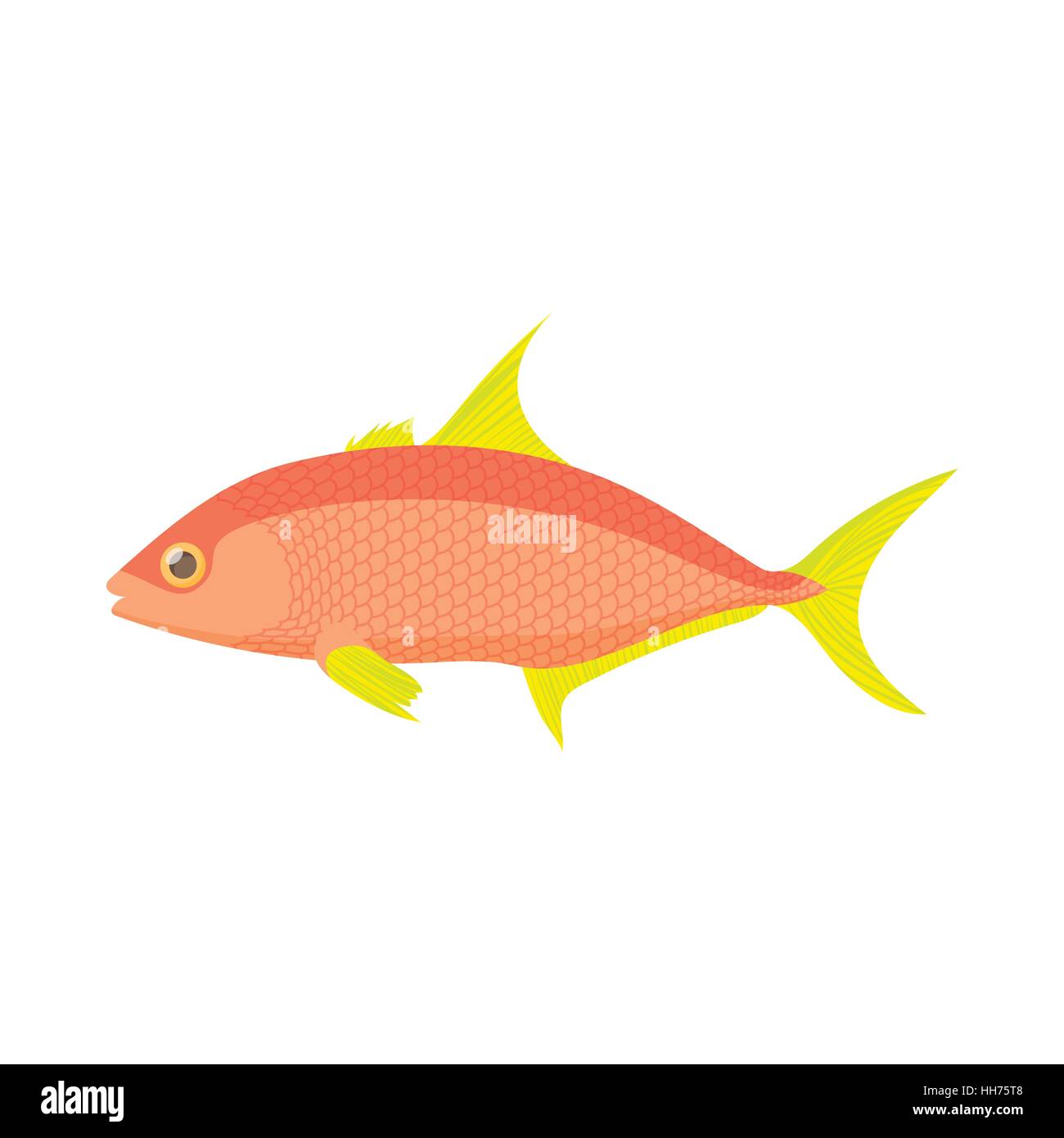 Orange fish icon, cartoon style Stock Vector Image & Art - Alamy