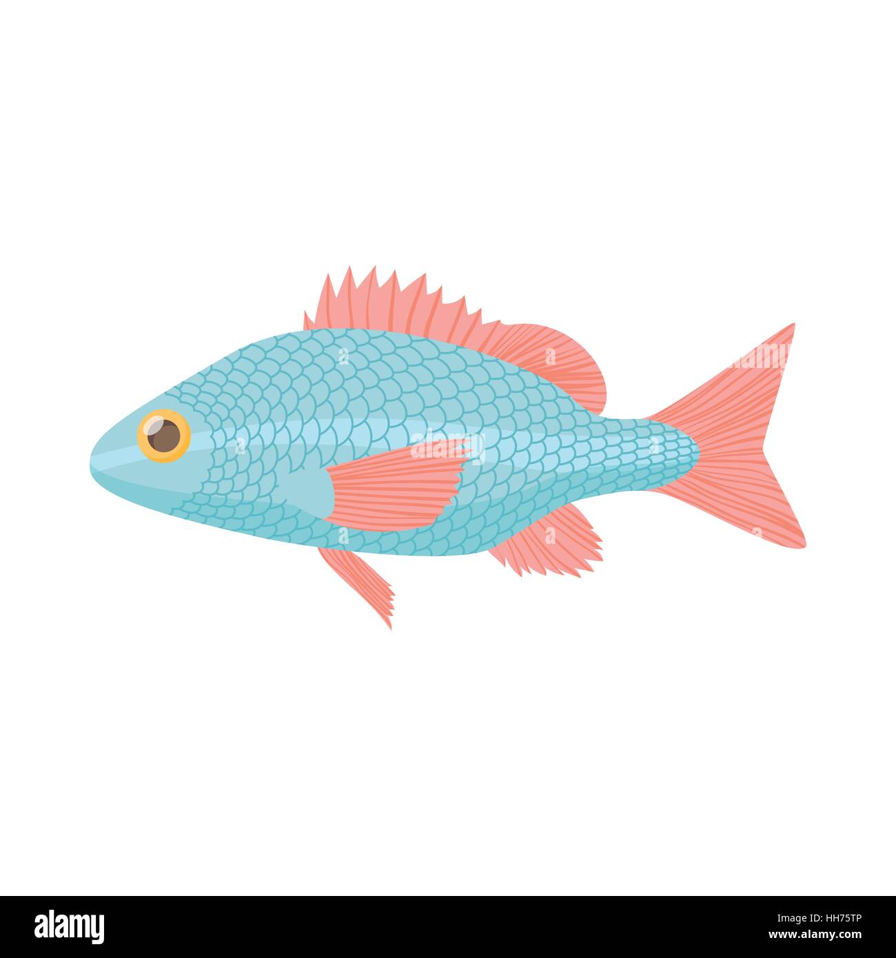 Fish carp icon, cartoon style Stock Vector Image & Art - Alamy