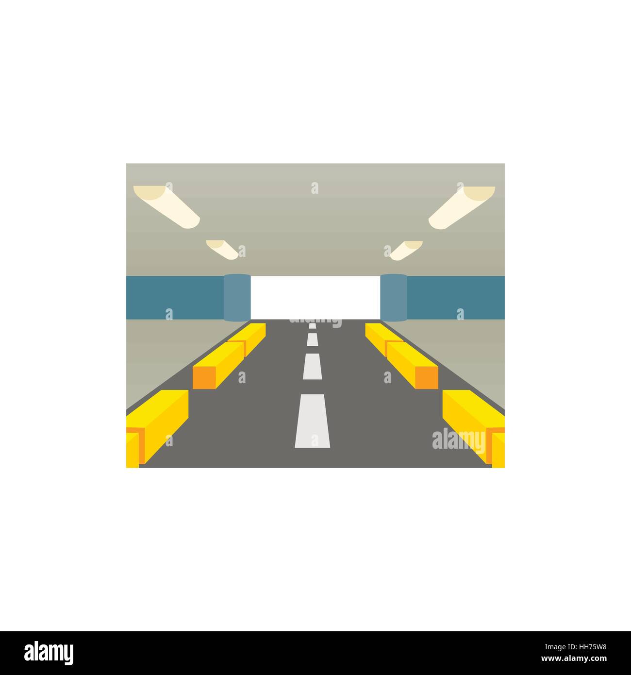 Line of cars and parking Cut Out Stock Images & Pictures - Alamy