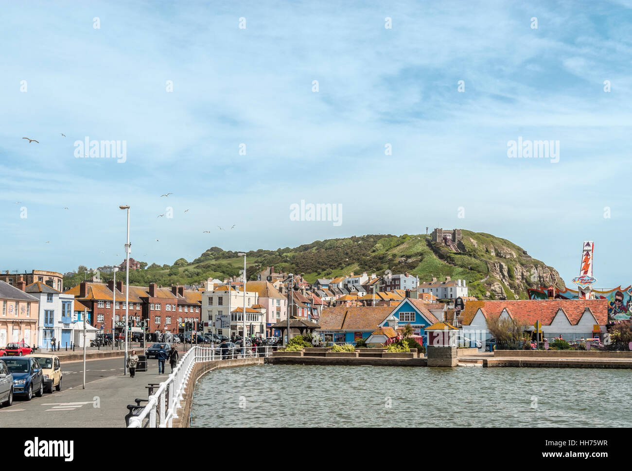 Waterfront of Hastings, East Sussex, England Stock Photo - Alamy